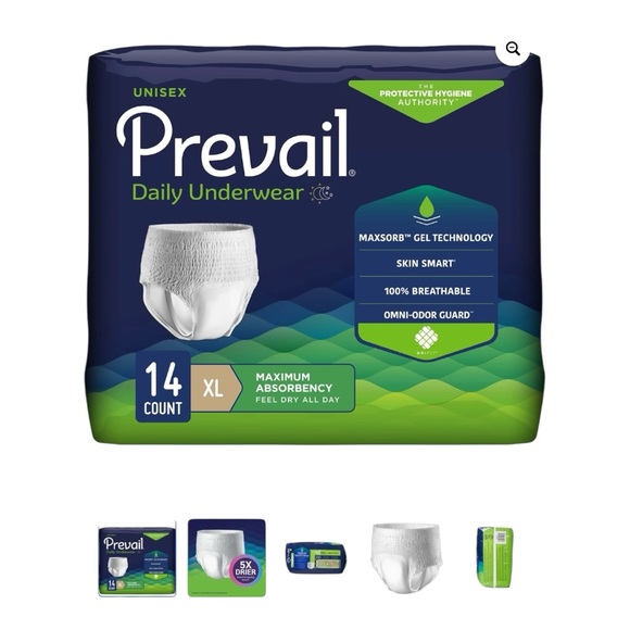 Prevail | Other | Prevail Daily Underwear Xl 4 Count Maximum Absorbency ...